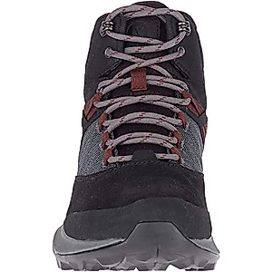 Merrell mens Zion Mid Waterproof Hiking Boot, Black, 8 M US