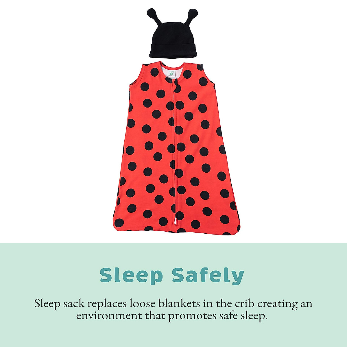 Baby Sleep Sack - 100% Cotton - Infant Wearable Blanket Newborn Swaddle Sleepbag & Hat