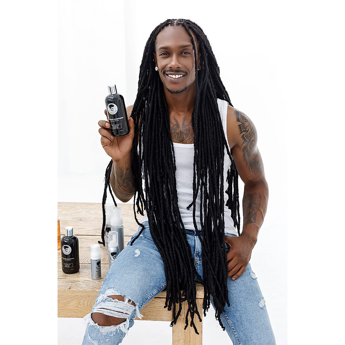 Avenue Man Volumizing Conditioner (12 Fl Oz) - Hair Products For Men - Volumizing and Hydrating Conditioner with Herbal Extracts