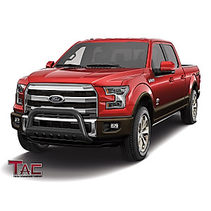 TAC Bull Bar Fits 2004-2024 Ford F150 (Exclude Heritage edition/all F150 Raptor models/2020-2022 Diesel models)|2022-2024 F150 lightning EV|2003-2017 Expedition 3" SUV Black Bumper Guard