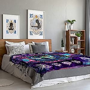 Owl Blanket Soft Cozy Throw Blanket Lightweight Plush Fleece Warm Blankets Camping Animals Blanket Owl Gifts for Owl Lovers for Women Men for Holiday Sofa Couch for All Season Owl Decor 50"x60"