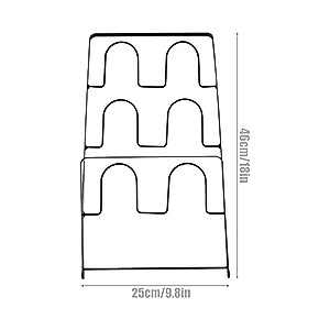Cabilock Bathroom Slipper Rack Shoe Storage Rack Slippers Storage Organizer Shoes Rack Organizer Multi Layer Space Saving Shoes Rack for Sandals Slippers Fabric Shoe Storage Cabinet