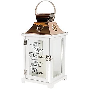 Heaven in Our Home Flameless Candles Copper Lantern