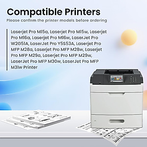 GREENBOX Compatible Toner Cartridge Replacement for HP CF248A 48A for HP Laserjet Pro M15w M15a M16a M16w HP Laserjet MFP M28w M28a M29a MFP M29w 248A Printer Toner (Black 2 Pack)