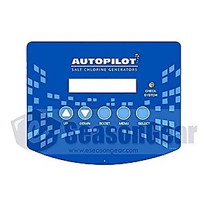 AutoPilot LBP0109 Nano Label, for Pool Pilot Nano Power Supply Front Cover Screen Display