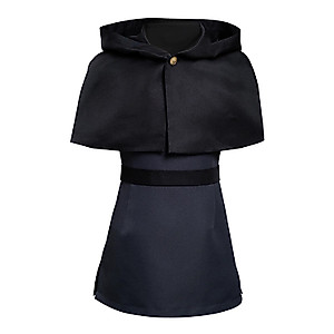 Beowyro Kids Amity Blight Cosplay Costume Owl House Halloween Outfits TOH Amity Full Set Uniform for Little Girls (Large, School Uniform)