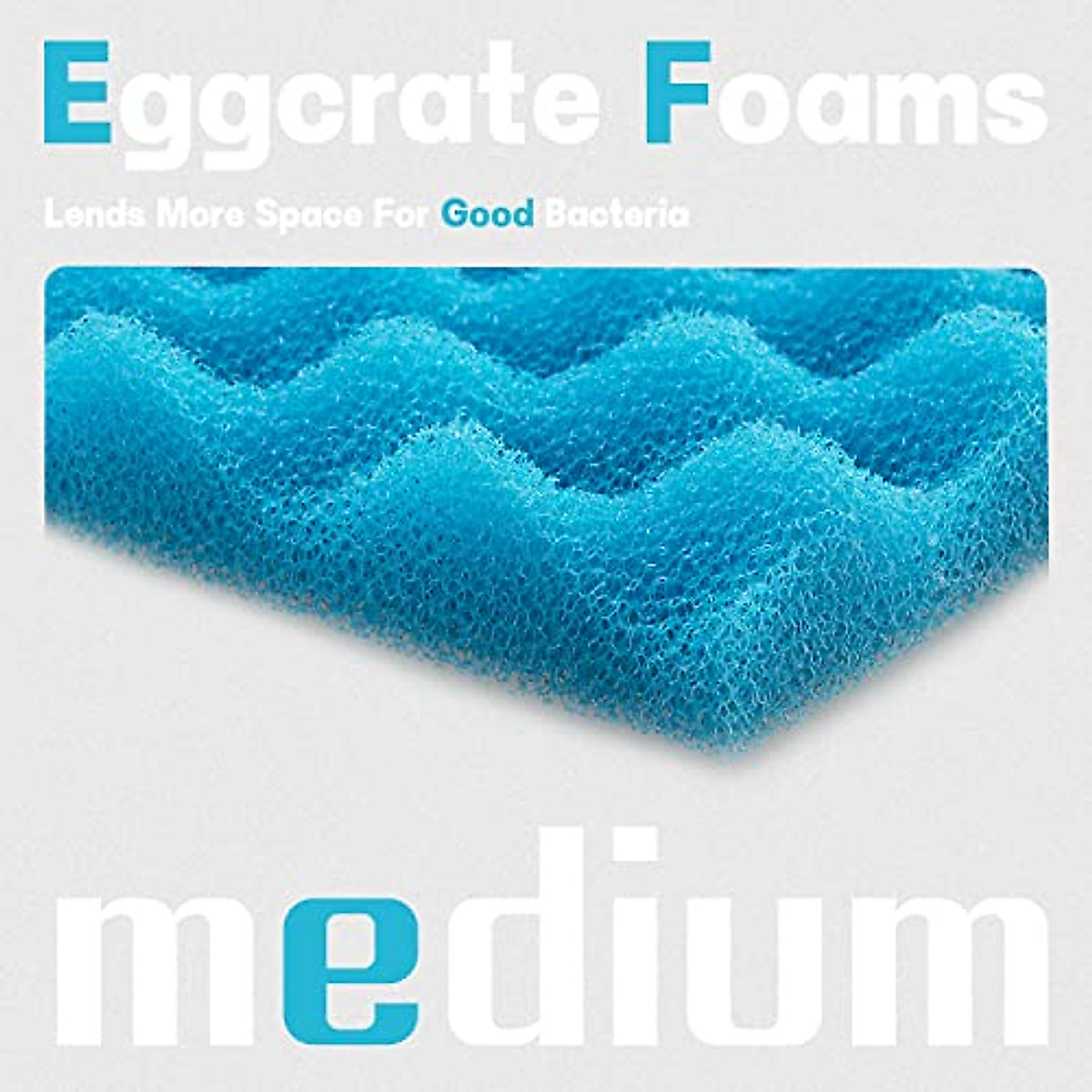 LTWHOME Fish Pond Foam Filter Sponge Set 17" X 11" Media (Pack of 3 Sets)