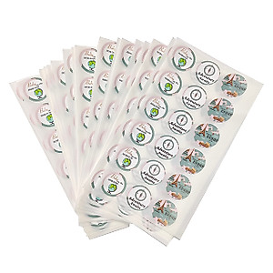 SMARSTICKER 0.75 inch Adventure Awaits Baby Shower Kiss Favors Sticker Labels Gender Neutral Party Circle Chocolate Drop for Baby Favors,Envelope Seals,Goodie Bags, Boxes 300pcs, Blue