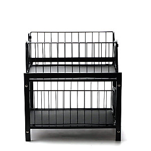 IIF Under Sink Organiser 2 Tier Sliding Basket Drawers Storage Organisation Pull out Sink Shelf Cabinet Rack for Bathroom Kitchen Pantry