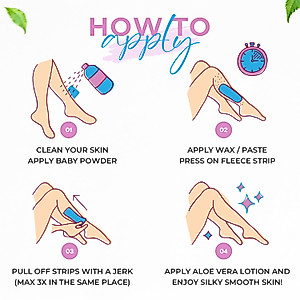 Tifara Beauty Non Woven Large 3x9 Body and Facial Wax Strips (250)