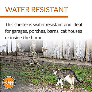 K&H PET PRODUCTS Outdoor Kitty Dining Room Realtree Edge 14 X 20 X 16.5 Inches