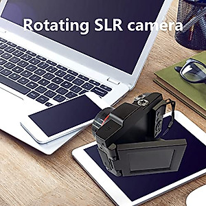 HD Flip Screen SLR Camera 16MP 2.4" Flip Screen Micro SLR Digital Camera with 16x Digital Zoom Anti-Shake USB2.0