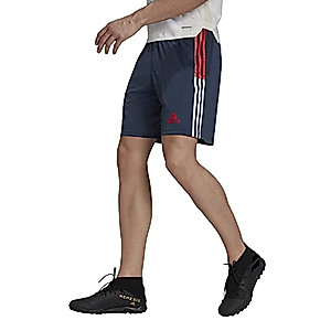 adidas Mens Tiro Short Crew Navy/Vivid Red X-Large