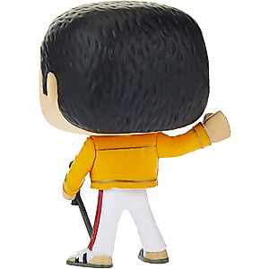 POP Queen - Freddie [Mercury] Wembley 1986 Funko Pop! Vinyl Figure (Bundled with Compatible Pop Box Protector Case), Multicolored, 3.75 inches