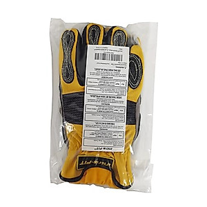 Intra-FIT Rose Pruning Gloves Thorn Proof, Embroidery Leather Gardening Gloves with Extra Long Forearm Protection