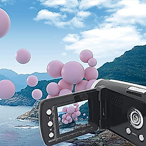 1.8 Inch 12MP Digital Camera - 4X Digital Zoom Camera, Entry-Level Camera with LCD Screen, Fi-ll Light for Seniors, Teenagers, Children and Students