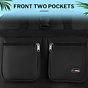 New York XPress 30" 36" 40" Rolling Wheeled Duffel Bag Spinner Luggage Expandable (Black, 36")