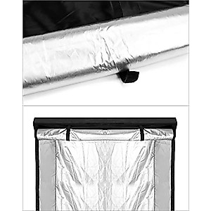 Qwork Storage Shelving Unit Cover, Wire Rack Cover for Shelf 36X14X72in, 210D Oxford Cloth, to Keep Rack Clean, for Your Home, Office, Storage and Garage, Black Cover Only