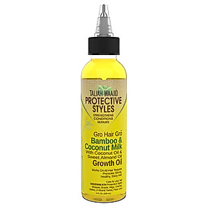 Taliah Waajid Hair Gro Bamboo and Coconut Milk Growth Oil, 4 Oz