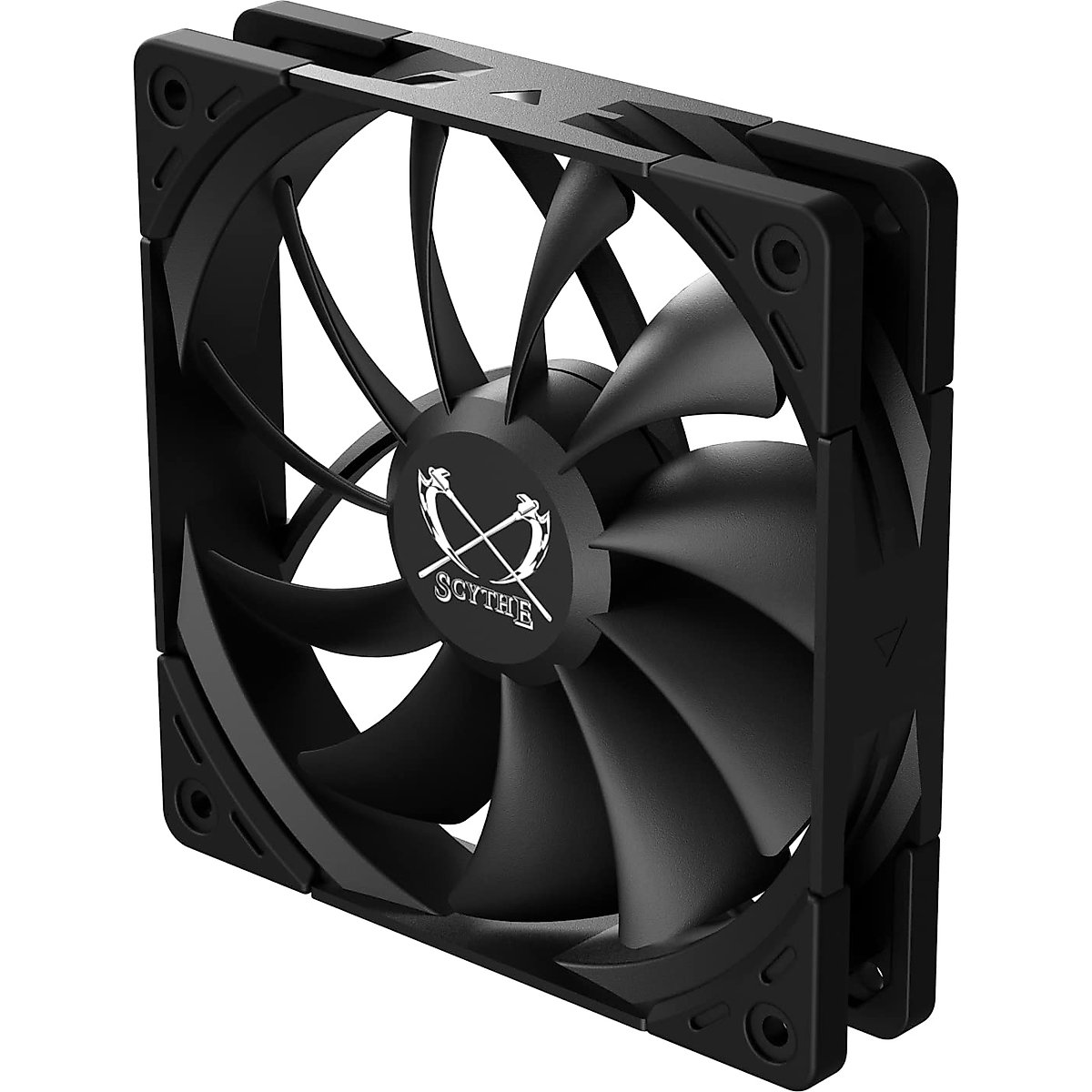 Scythe Kaze Flex II 120 PWN, 120mm x 25mm Air Flow Optimized Quiet Operating Computer Case Fan, Fluid Dynamic Bearing, 4-Pin Connector, Single Pack (Standard Edition - 1500 RPM)