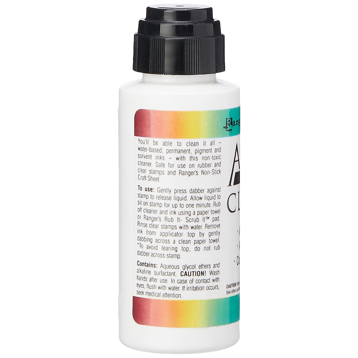 Ranger Archival Ink Cleaner, 3.6 x 3.6 x 10 cm, Transparent