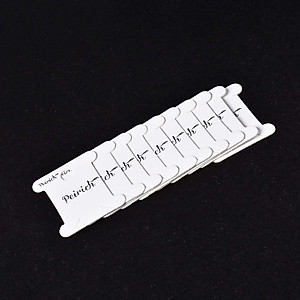 Peirich Embroidery Floss Organizer Box - 24 Compartments with 100 Hard Floss Bobbins and 459 Color Number Stickers