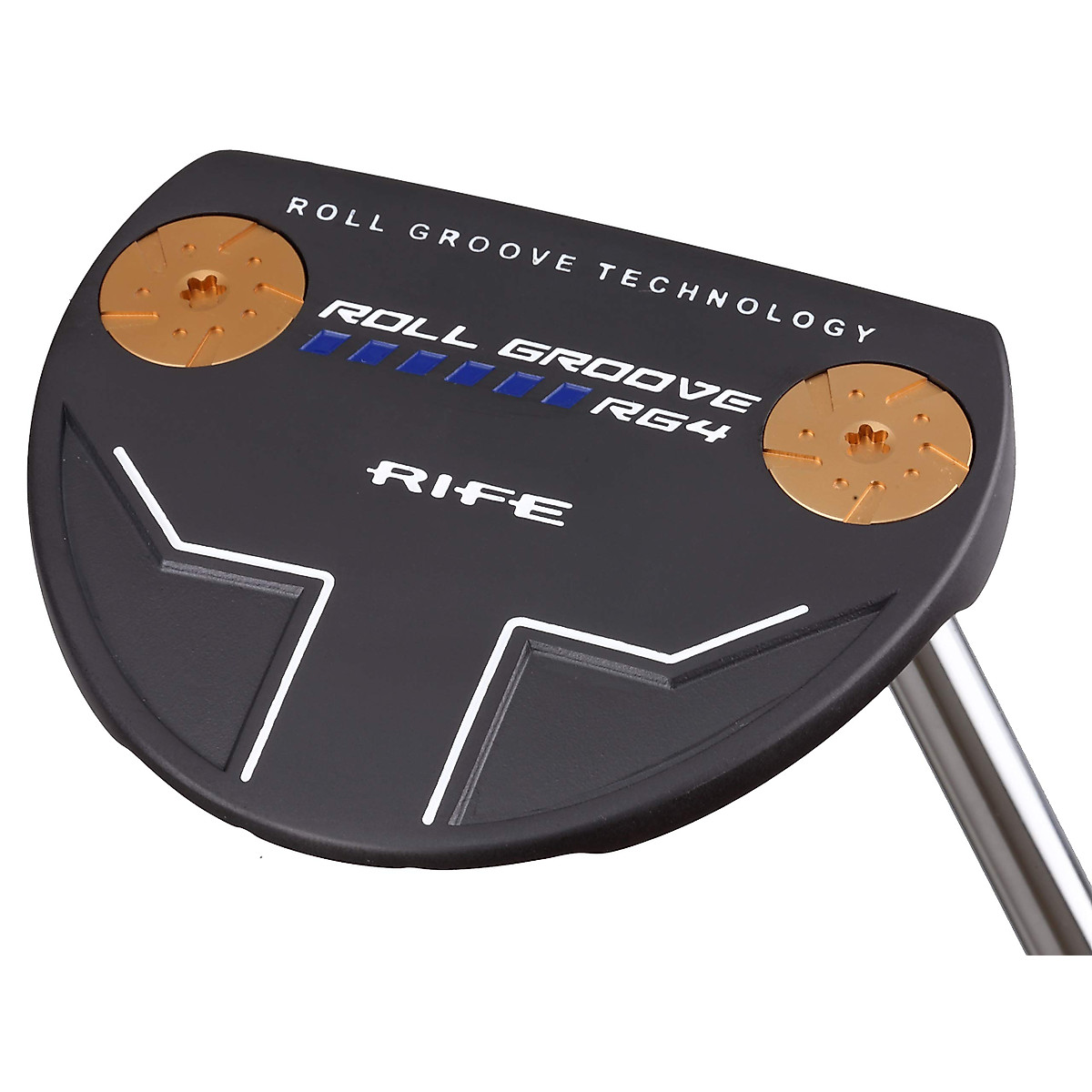 Rife Golf Roll Groove Technology Series Right Handed RG4 Full Mallet Putter Precision Milled Face Edge & Cavity Ensures an Ideal Weight Distribution & Balance Perfect for Lining Up Your Putts (37")