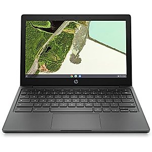HP Chromebook 11a-ne0013dx 11.6 inch MediaTek MT8183 4GB 64GB eMMC Google Chrome OS Installed, Lightweight and Thin Traditional Laptop Notebook PC, USB-C, Camera, Bluetooth, Wifi, Ash Gray (Renewed)