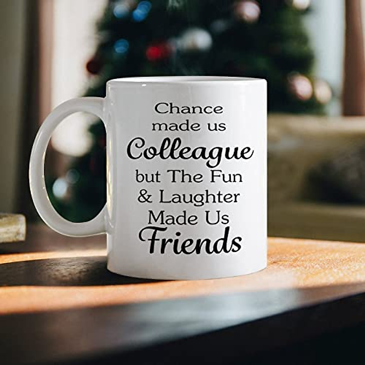 Funny Mug The Fun and Laughter Made Us Friends Family Coffee Mugs 11oz Ceramic Inspirational Quote Cup Gaming Coffee Mug Gift for Friends Coworkers Employee Thoughtful Graduation