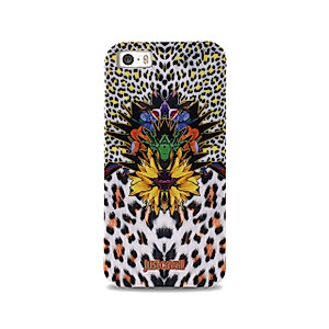 Puro JCIPC5LEOFL2 Leo Flowers Cover for iPhone 5/5s, Yellow