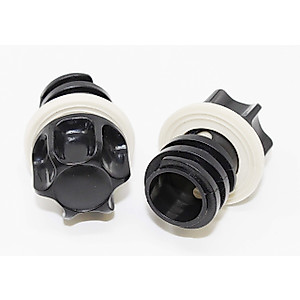 JSP Manufacturing Cooler Drain Plug & Gasket Assembly Compatible with Yeti, RTIC, ORCA, OVO, Bird Dog Coolers 70QT 110QT (2 Drain Plugs)