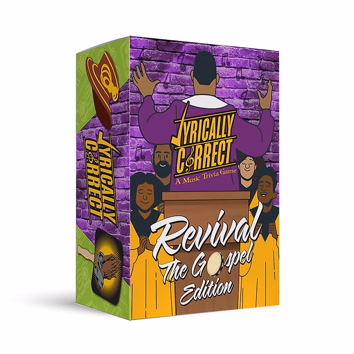 Lyrically Correct Music Trivia Card Game | Multi-Generational Family Gatherings, Adult Game Night and Fun Trivia (The Revival Gospel)