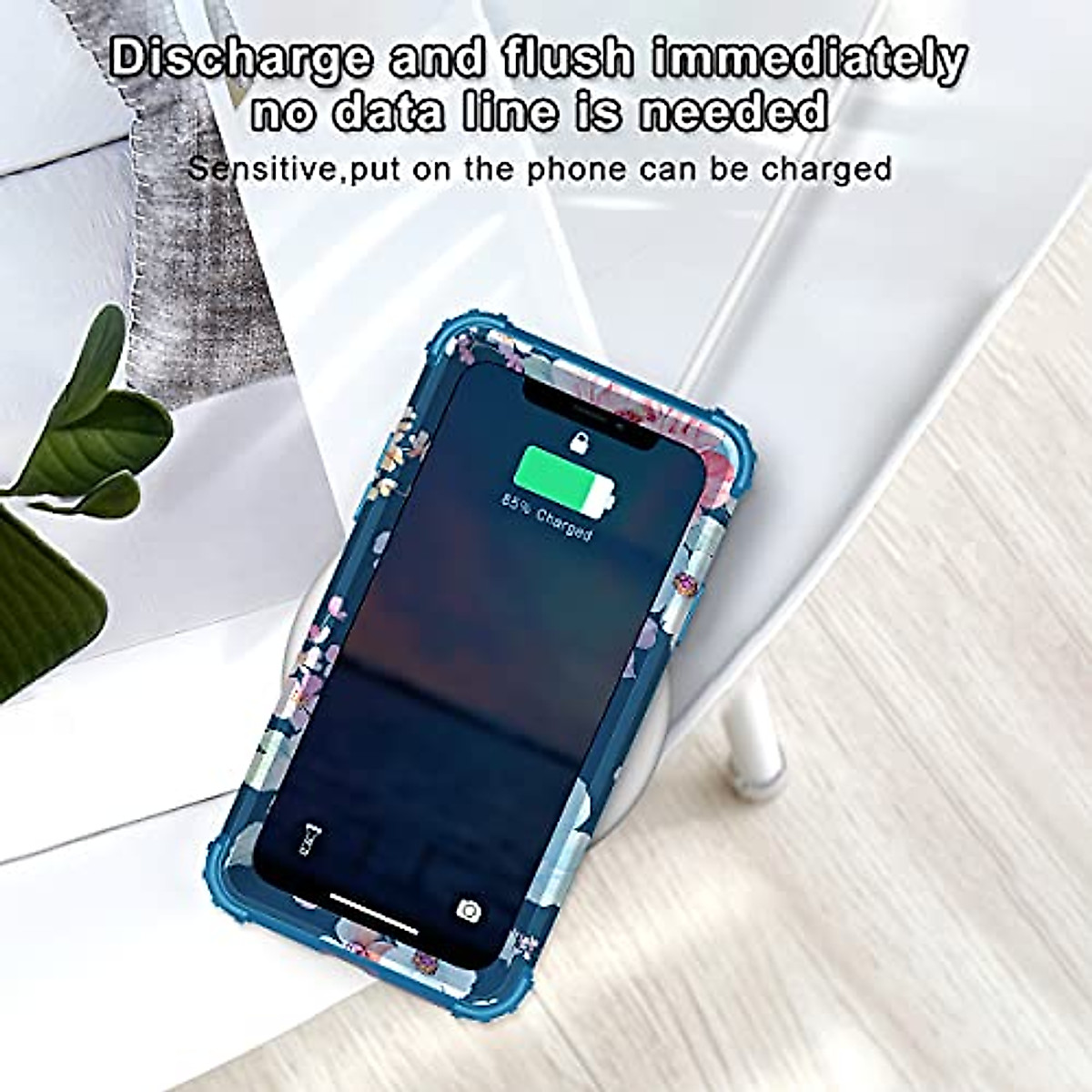 Rancase for iPhone XR Case,Three Layer Heavy Duty Shockproof Protection Hard Plastic Bumper +Soft Silicone Rubber Protective Case for Apple iPhone XR 6.1 inch,Flower