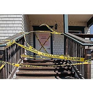 Premium Yellow Caution Tape 3 inch x 1000 feet, Bright Yellow w/Bold Black Text, 3" Wide for Maximum Readability, Strongest & Thickest Tape for Danger/Hazardous Areas