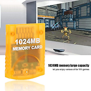 Memory Card, for WII Game Console 1024MB Large acity Memory Card, Game Accessories Built in Switch