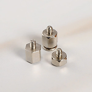 Micro Traders M.2 SSD NVMe Screws Mounting Kit PC Motherboard Screw Kit Compatible with ASUS Motherboards with Stud and Screwdriver Computer Parts