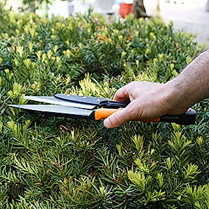 Kings County Tools Grass and Topiary Shears | Classic 6” Spring Blades | Razor Sharp | Rubberized Grips on Plastic Handles | Easy to Open and Snip Clippers