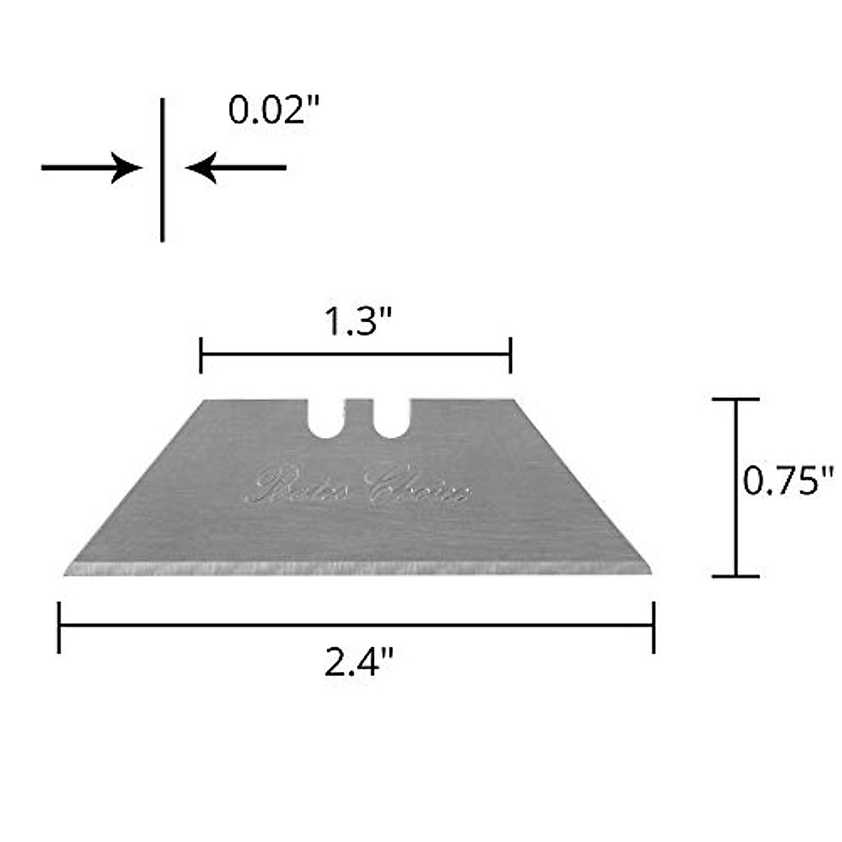 Bates- Utility Knife Blades, 40 Pack, Box Cutter Blades, Razor Blades Utility Knife, Razor Knife Blades, Replacement Blades, Razor Blades for Box Cutters, Box Razor Blades, Box Cutter Blades Refills.