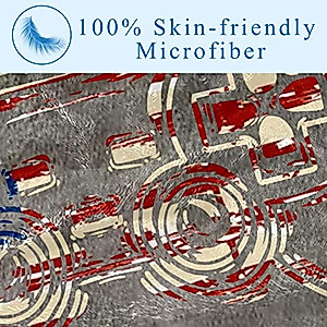 Grunge American Flag of Game Console Prints Soft Warm Cozy Blanket Throw for Bed Couch Sofa Picnic Camping Beach, 150×100cm