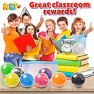 KLT Sensory Stress Balls Set 12 Pack for Adults and Kids - Sensory Toys for Autistic Children, Fidget Toys Stress Relief, Squishy Toys for Students, Prize Box Toys for Classroom, Party Favors