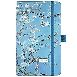 2023-2026 Monthly Pocket Planner/Calendar - 3 Year Monthly Planner 2023-2026, Jul 2023 - Jun 2026(36 Months), 6.3" x 3.8", with 61 Notes Pages, Inner Pocket, 2 Bookmarks, Pen Holder & Elastic Closure