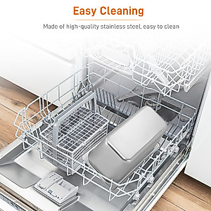 ROVSUN 21QT Electric Commercial Food Warmer, 110V 3-Pan Stainless Steel Bain Marie Buffet, 6.9 QT/Pan Stove Steam Table with Temperature Control & Lid for Parties, Catering, Restaurants