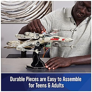 4D Build Star Wars T-65 X-Wing Starfighter 3D Model Kit, Star Wars Gifts, Star Wars Toys for Star Wars Fans & Collectors, Adults & Teens 12+