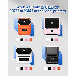 Phomemo Address Labels for M-Series Label Makers, Thermal Mailing Stickers, Easy to Peel Off. White, 1" x 2-5/8", 130 Per Roll, 3 Rolls