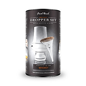 Final Touch Whiskey Dropper Set - Water Dropper & Glass