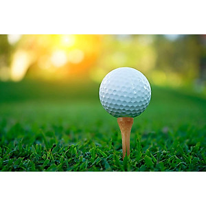 WHAMZ33 W Professional Wooden Golf Tees 2 3/4 inch Tee Pack of 100 Golf Tee