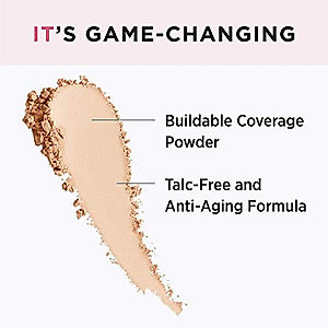 IT Cosmetics Bye Bye Breakout Powder, Light Medium (C) - Reduces Shine & Diffuses the Look of Blemishes, Fine Lines &  Wrinkles - With Witch Hazel, Tea Tree, Zinc Oxide & Sulfur - 0.24 oz