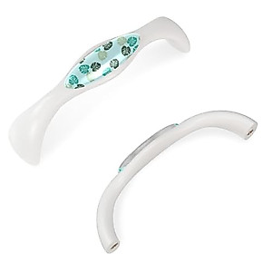 Pull Handle Fence Handle Long Cabinet Handles for Interior, Closet, Drawer, Outdoor, Garage, Leaves Simple