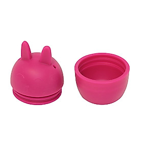 Silicone Bath Toys 5 Assorted Animals Yellow, Blue, Orange, Green, Magenta Appx. Size 2.83'' x 2.27''