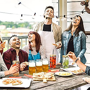 [ 6 Pack ] Glass Cups Set - 24oz Wide Mouth Mason Jar Drinking Glasses w Bamboo Lids & Straws & Airtight Lids - Cute Reusable Boba Bottle, Iced Coffee Glasses, Travel Tumbler for Bubble Tea, Juice